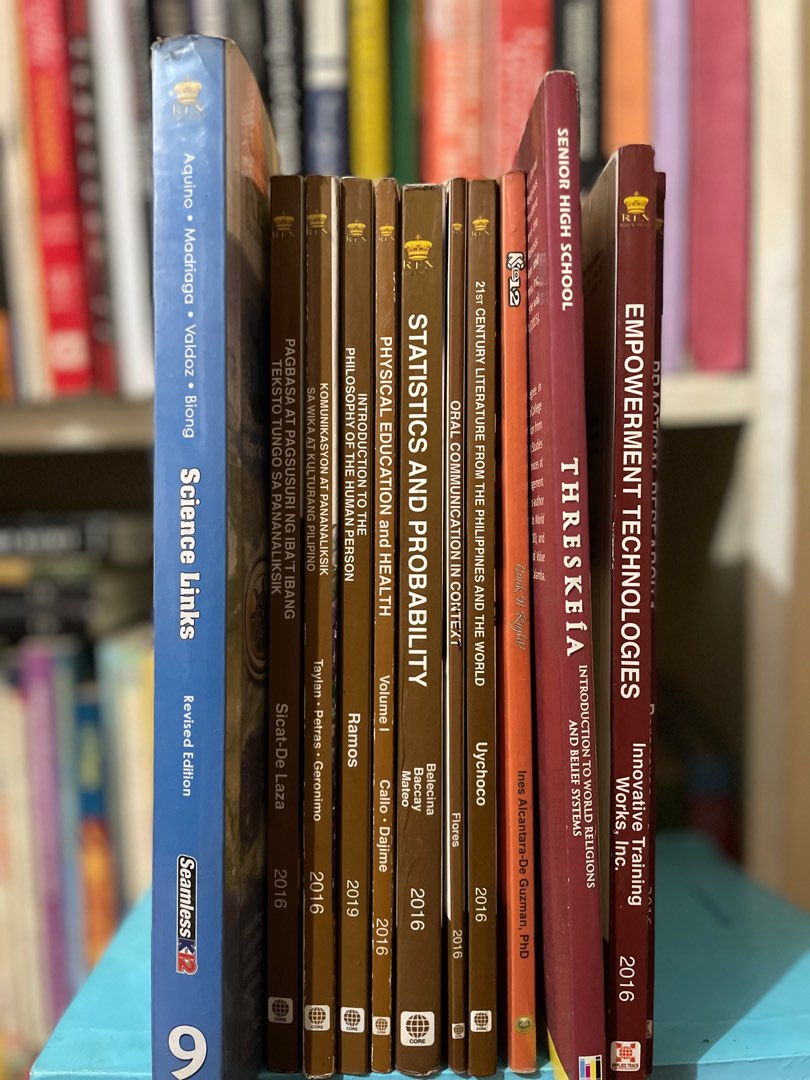 Assorted K-12 / SHS Senior High School Books + free NAT reviewer ...