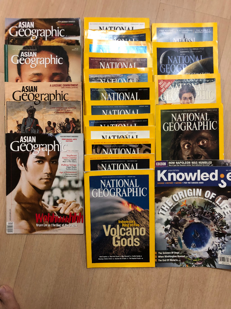 Assorted National Geographic and Asian Geographic magazines for sale., Hobbies & Toys, Books ...