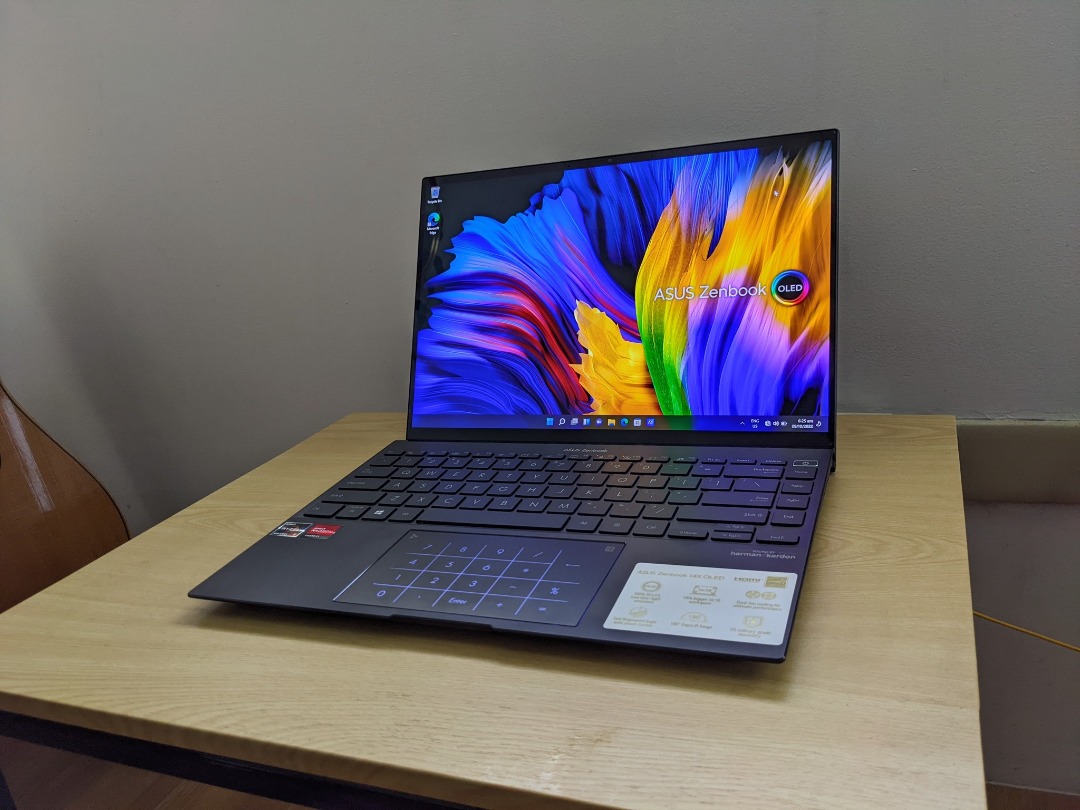 ASUS Zenbook 14X OLED 90Hz 2.8K AMD Ryzen 5 5600H 8GB 512SSD, Computers ...
