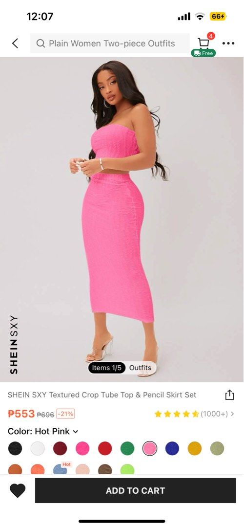 Barbie Tube Coordinates, Women's Fashion, Dresses & Sets, Sets or ...