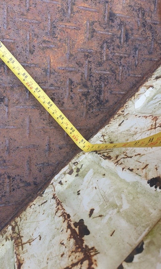 Bedliner Checker Plate (Besi) Hilux @ Dmax Single Cab, Auto Accessories ...