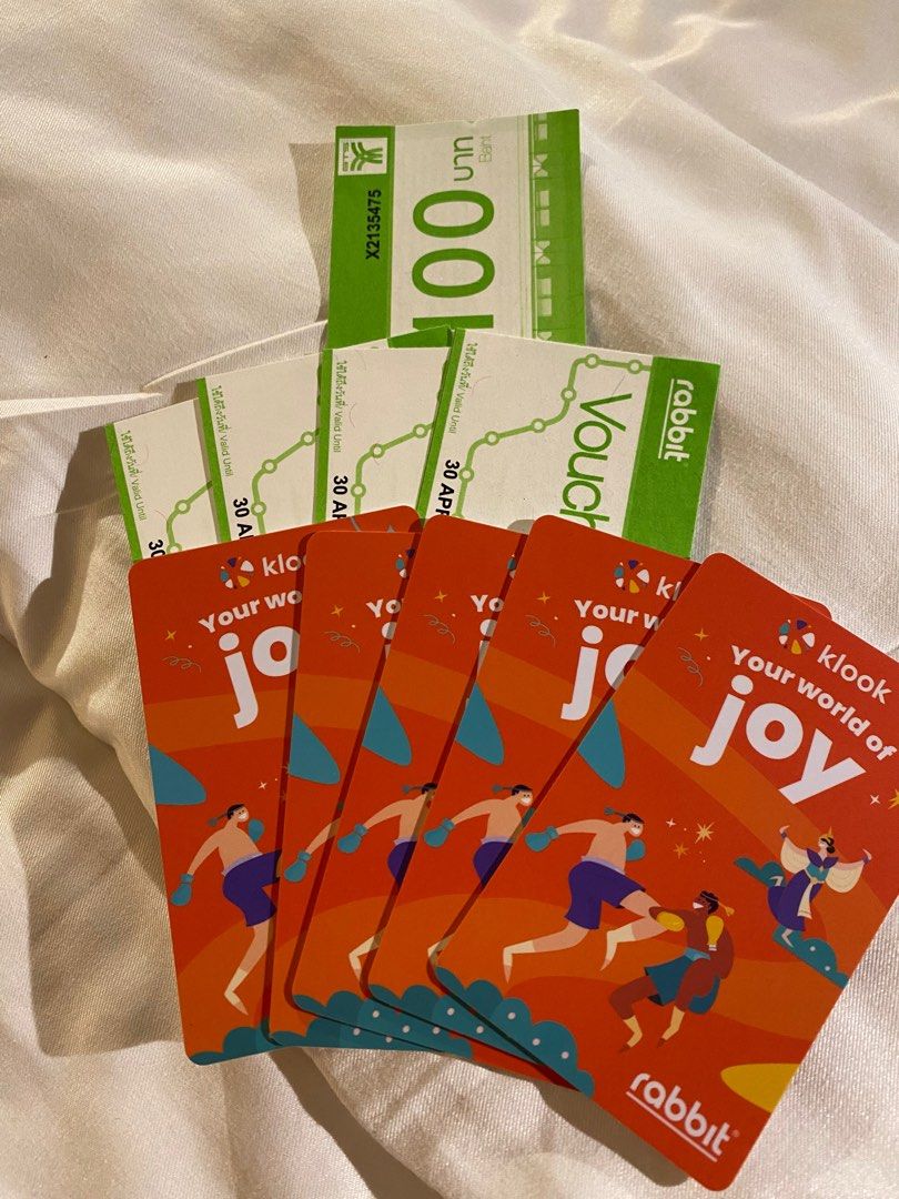 BKK BTS rabbit card, Tickets & Vouchers, Local Attractions & Transport ...