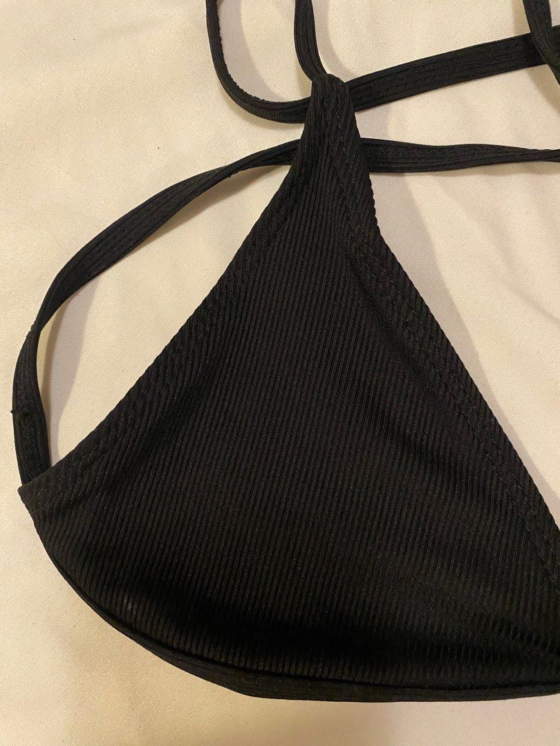 Black Triangle Top Bikini on Carousell