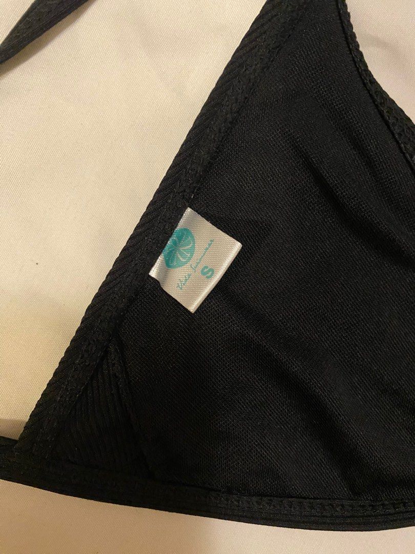Black Triangle Top Bikini on Carousell