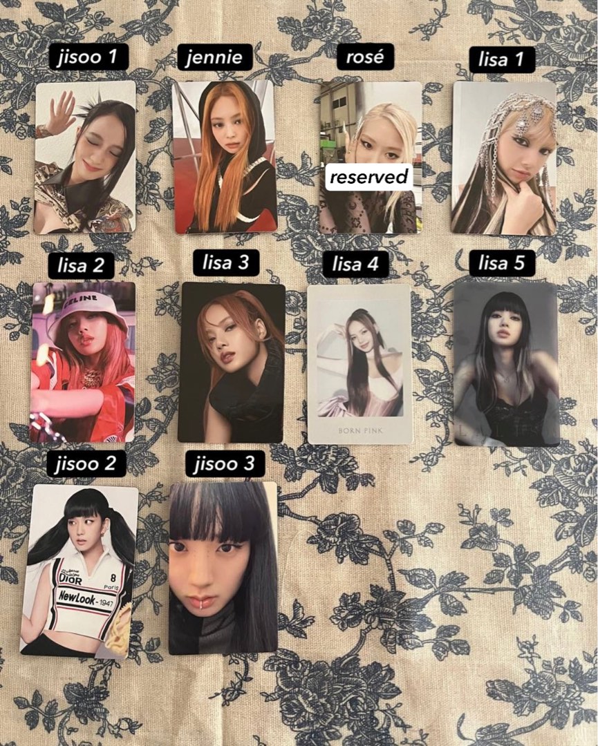 BLACKPINK Born Pink PCs, Hobbies & Toys, Memorabilia & Collectibles, K ...