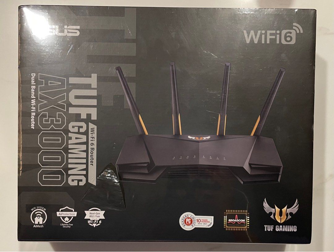 (BN) ASUS TUF Gaming AX3000 Wi-Fi 6 Router, Computers & Tech, Parts ...