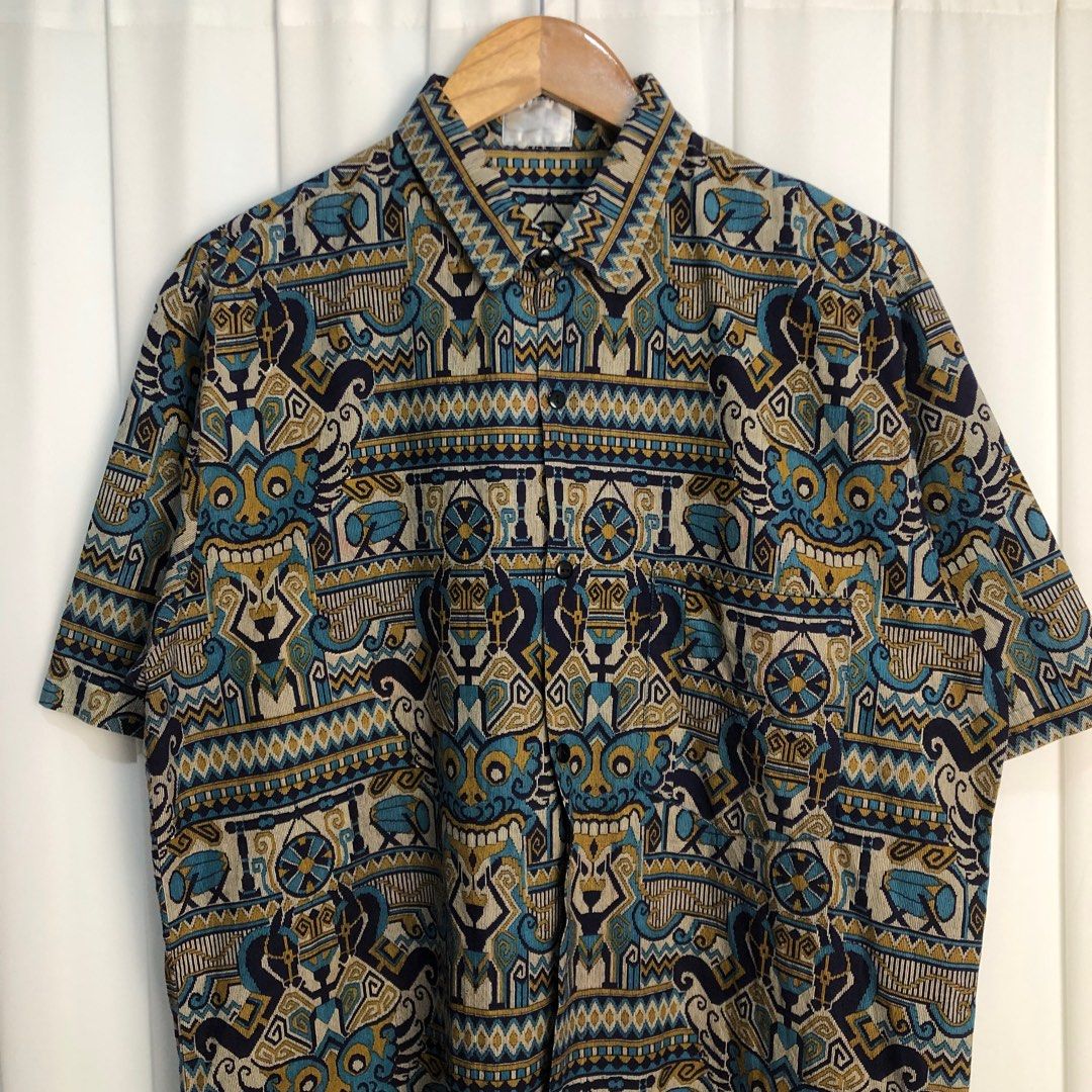 Bohemian Aztec Pattern Polo on Carousell