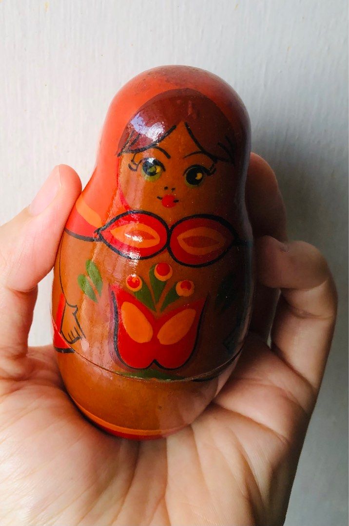 Boneka isi boneka, Rusia Nesting Dolls, Matryoskha asli Rusia, isi 5 ...