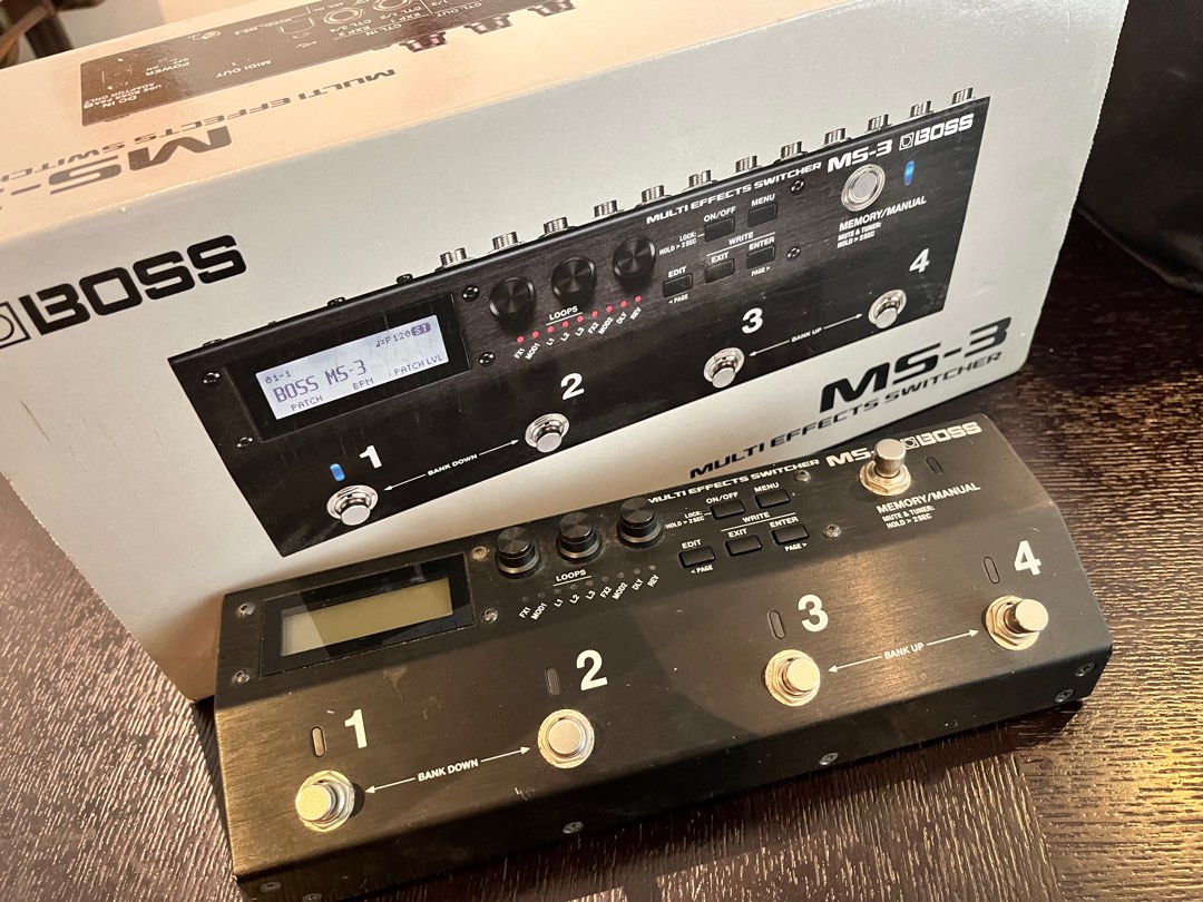 Boss MS-3 Switcher and Multi effects pedal, Hobbies & Toys, Music ...