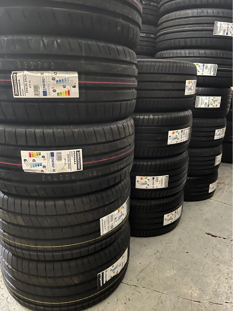 BRIDGESTONE Potenza Sport Turanza 6 T005 AL001 RE004 TYRES, Car Accessories, Tyres & Rims on ...