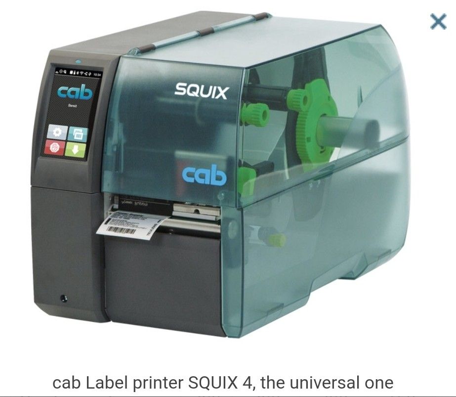 Cab Squix 4 industrial label Printer, Computers & Tech, Printers ...