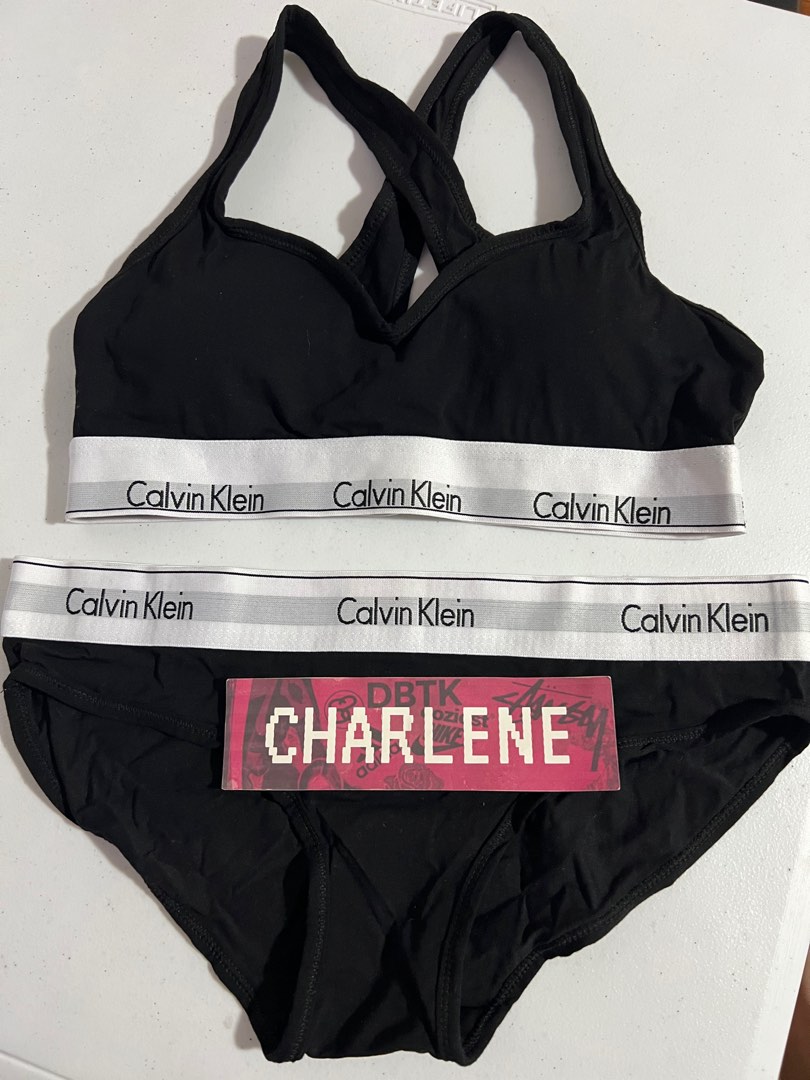 Calvin Klein Set, Women's Fashion, Undergarments & Loungewear on Carousell