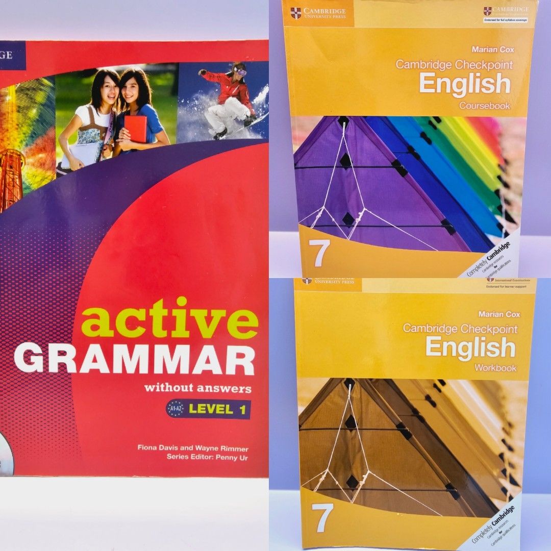 Cambridge Active Grammer Level 1 with CD ; Cambridge Checkpoint English Coursebook Year 7 ...