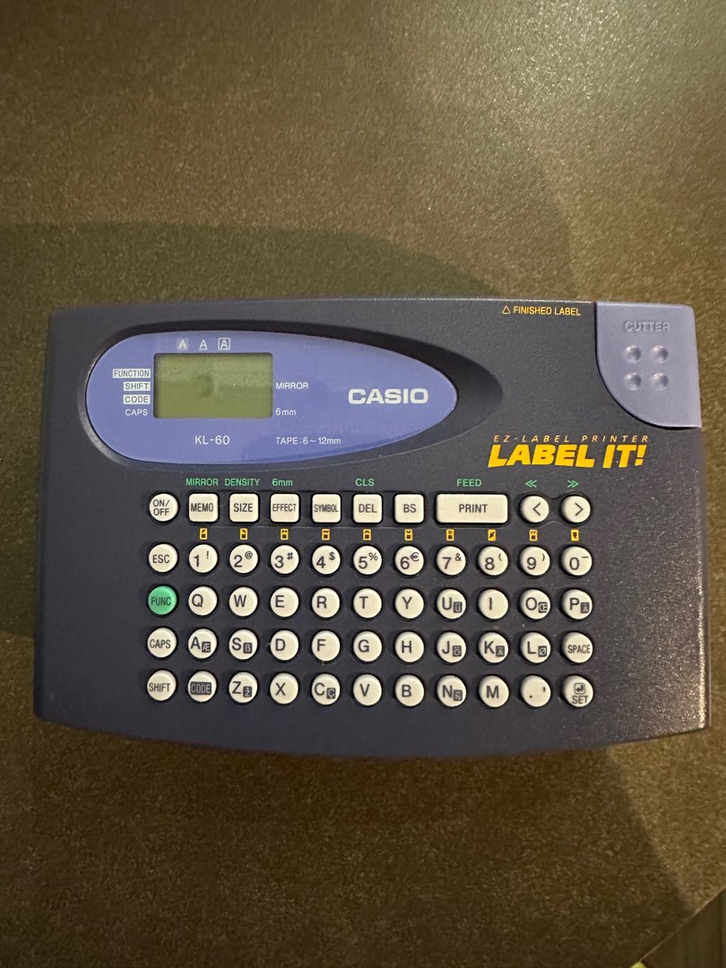Casio Label Printer EL-60, 電腦＆科技, 商務用科技產品 - Carousell