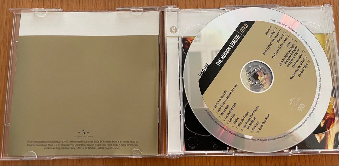 CD: pop, new wave, synth - The Human League Gold 2 CDs, EU Pressing, 40 ...
