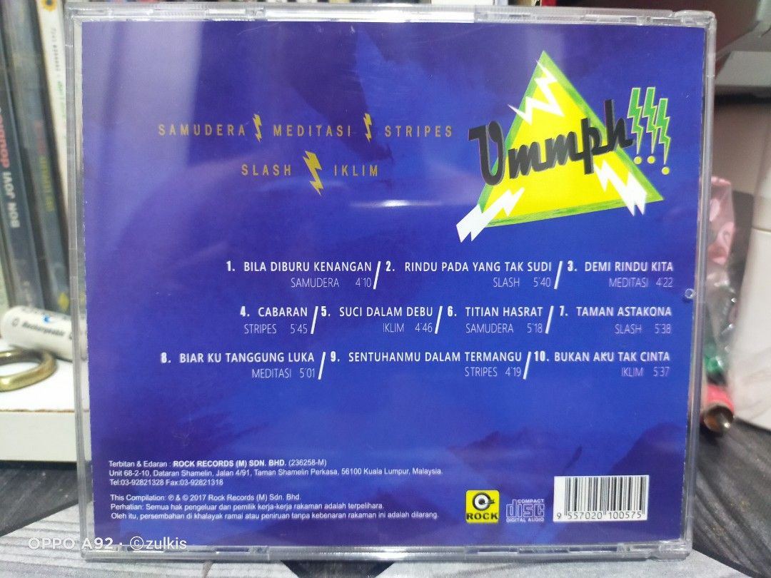 CD Ummph koleksi rock, Hobbies & Toys, Music & Media, CDs & DVDs on ...