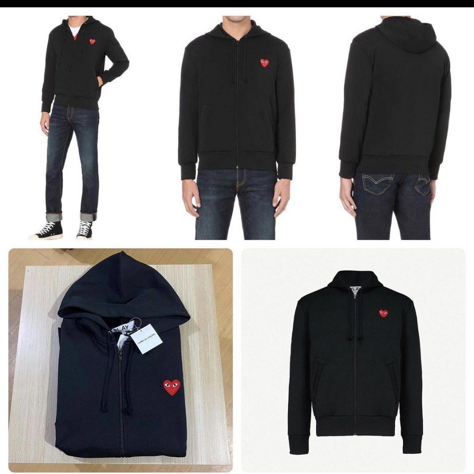 CDG Play Jacket, Men's Fashion, Coats, Jackets and Outerwear on Carousell