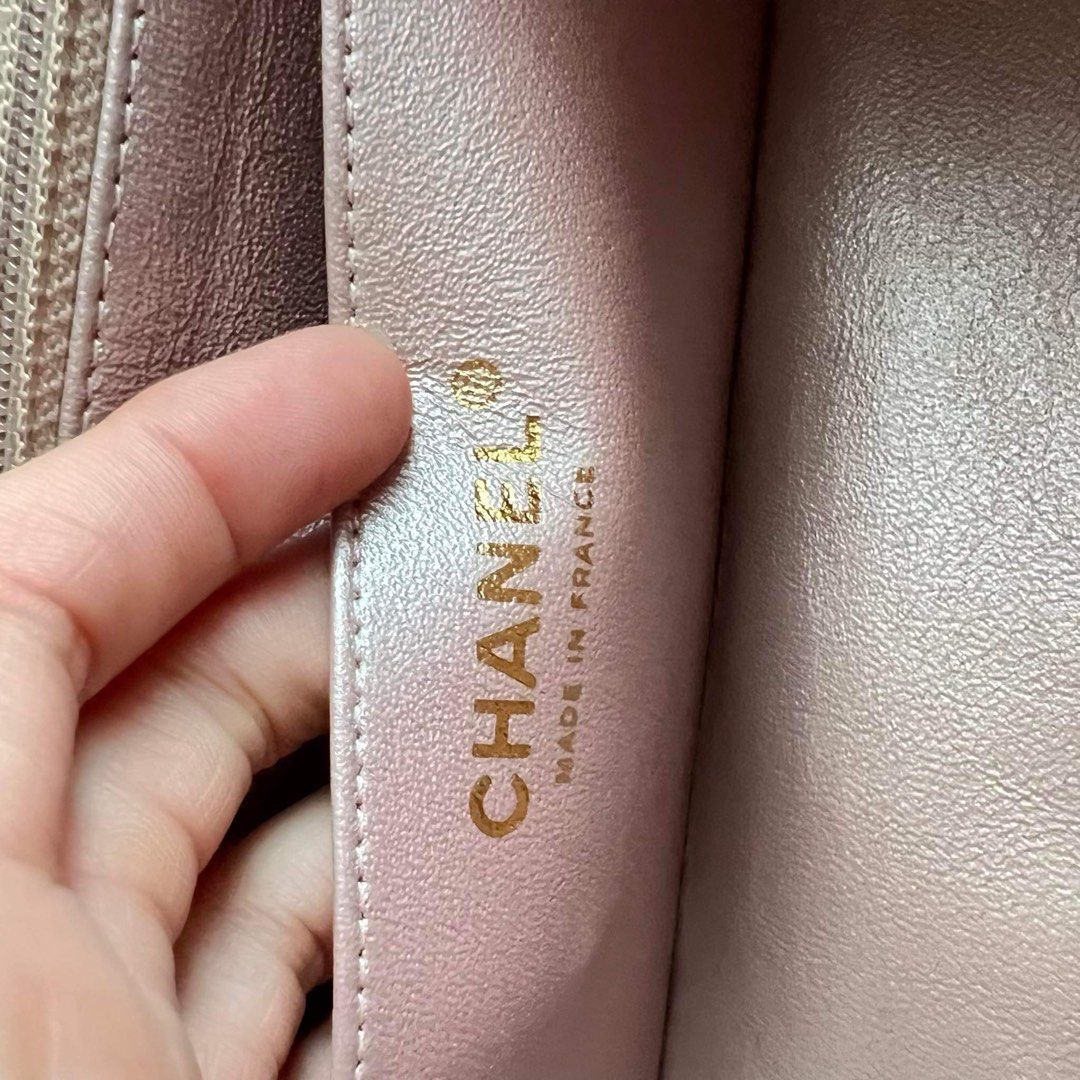 Chanel Mini Rectangular metallic pink, Women's Fashion, Bags & Wallets ...