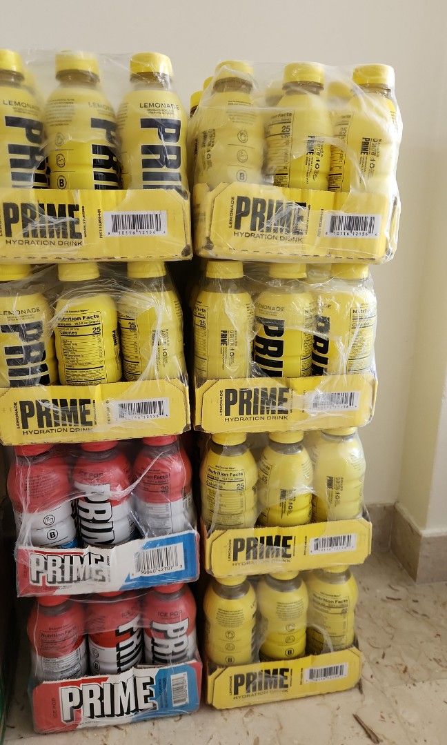 [cheapest] LEMONADE Prime Hydration Drink, Food & Drinks, Beverages on ...