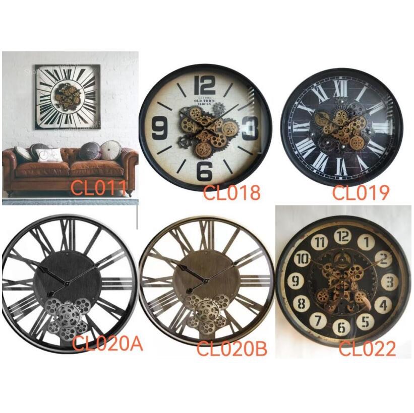 CL Wall Clock w Moving Gear brand new, Furniture & Home Living, Home ...