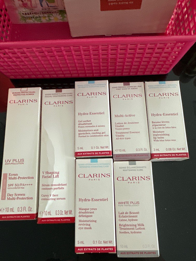 Clarins mini size, Beauty & Personal Care, Face, Face Care on Carousell
