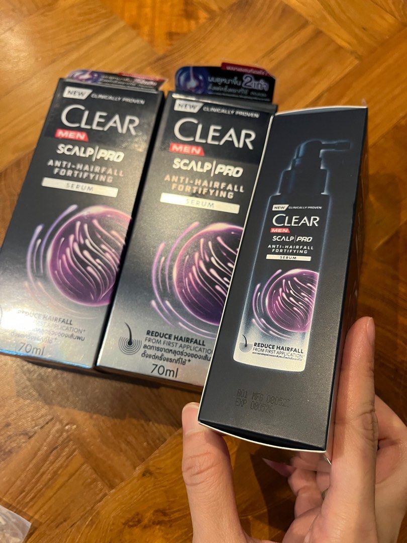 Clear Men Serum Scalp Pro Anti Hair Fall Fortifying 70 Ml, Beauty ...