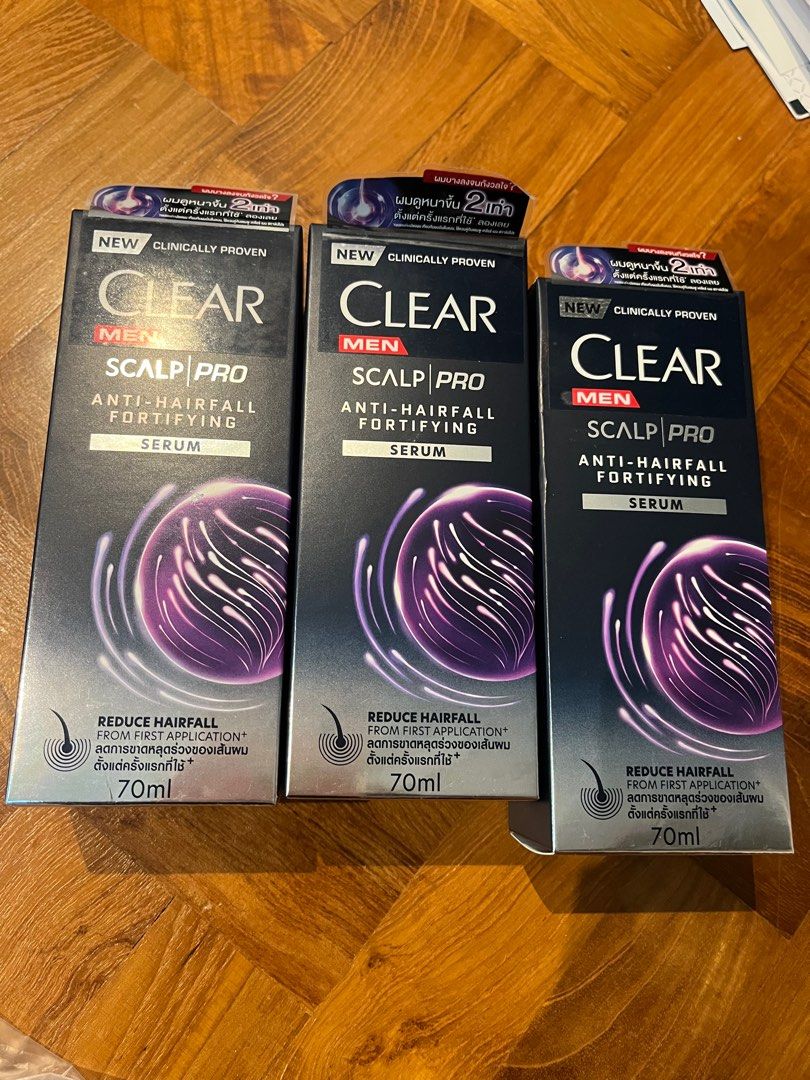Clear Men Serum Scalp Pro Anti Hair Fall Fortifying 70 Ml, Beauty & Personal Care, Hair on Carousell