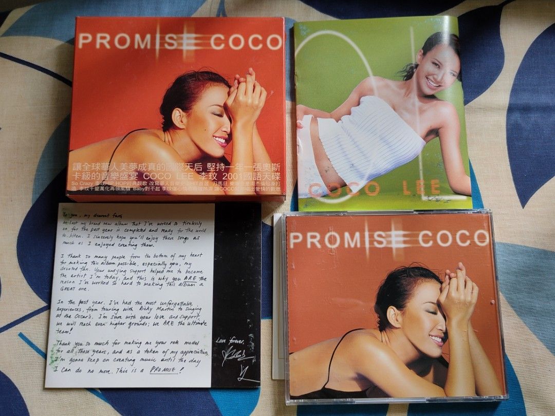 Coco Lee Li Wen cd Promise 李玟正版首版专辑, Hobbies & Toys, Music & Media, CDs & DVDs on Carousell