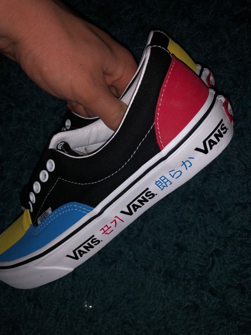 Colourful boy Vans, Men's Fashion, Footwear, Casual shoes on Carousell