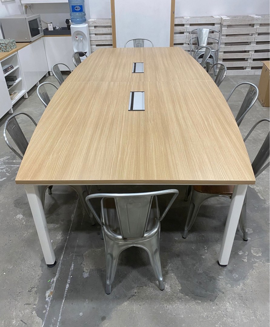 3.2M Meeting Conference table, Furniture & Home Living, Furniture ...
