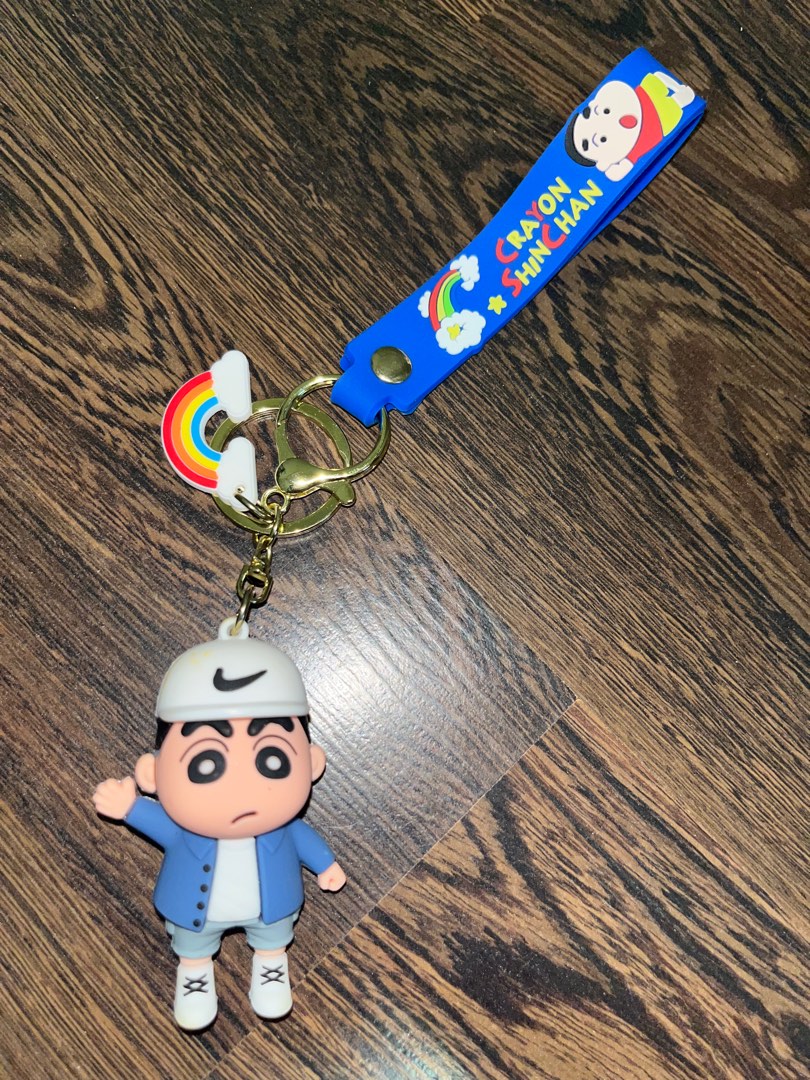 Crayon Shin Chan Keychain 蠟筆小新鎖匙扣, 興趣及遊戲, 玩具 & 遊戲類 - Carousell