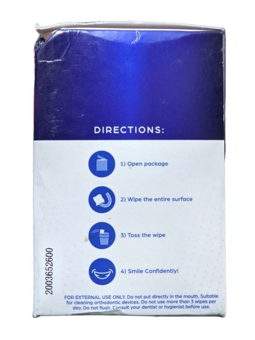 Crest Aligner Care Cleaning Wipes for Aligners, Retainers, Mouth Guards ...