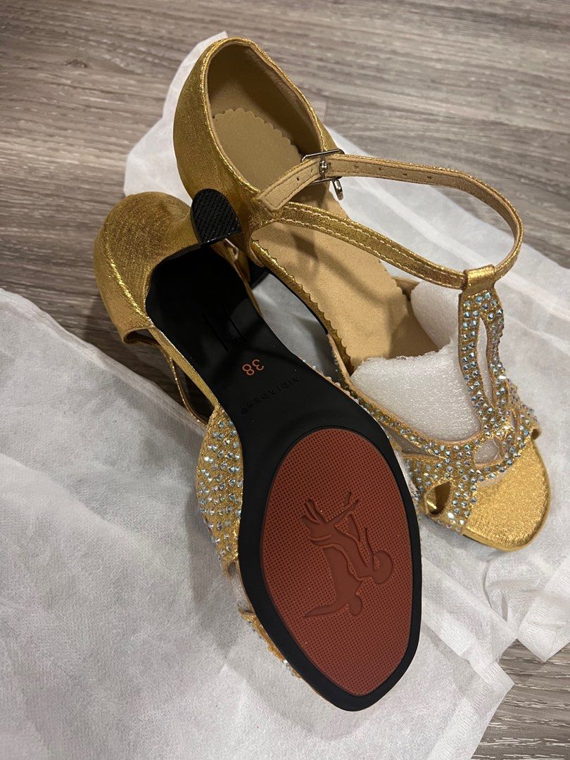 Dance heels (samba, salsa, cha cha), Women's Fashion, Footwear, Heels ...