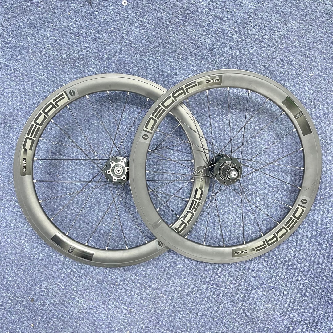 DECAF wheelset| Foldable bike wheel| 20 inch - 451/406 wheelset| 9-11 ...