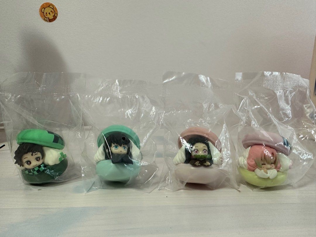 Demon Slayer KIMETSU NO YAIBA Chara Macaron Mini Figure Capsule Toy ...