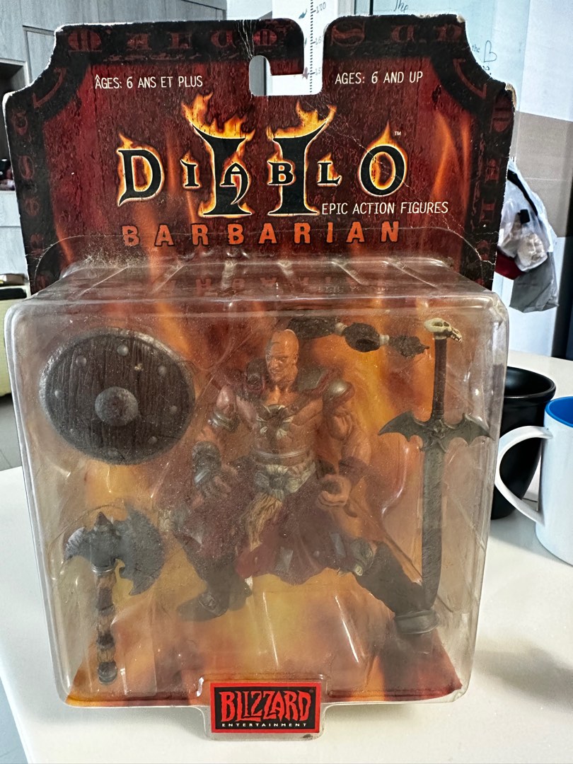 Diablo 2 Barbarian Figure, Hobbies & Toys, Toys & Games on Carousell