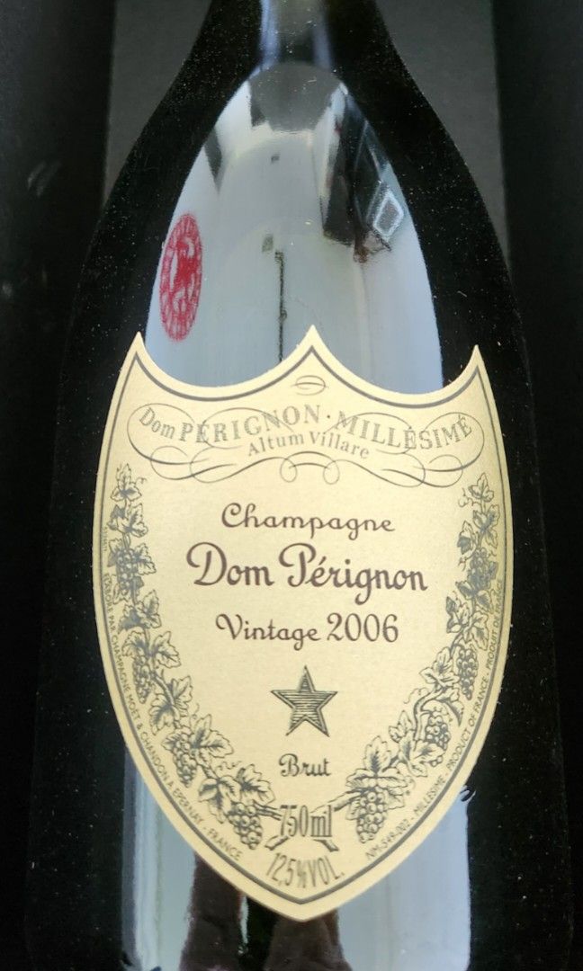 Dom Perignon Champagne Vintage 2006, Food & Drinks, Alcoholic Beverages ...