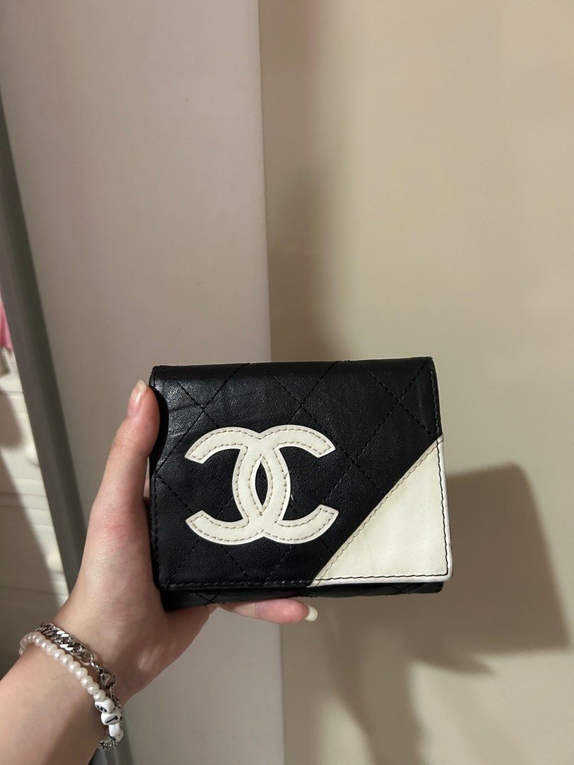 dompet chanel cambon black and white, Fesyen Wanita, Tas & Dompet di ...