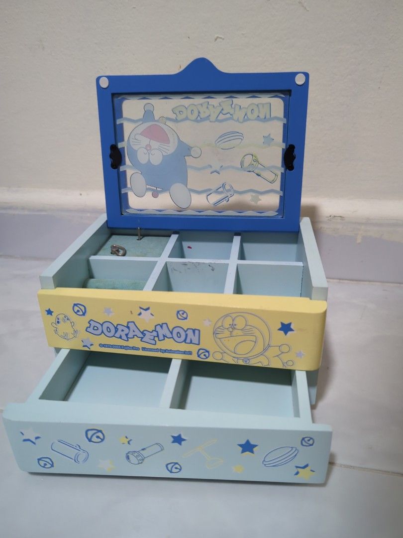 Doraemon jewel box, Women's Fashion, Jewelry & Organisers, Accessory ...