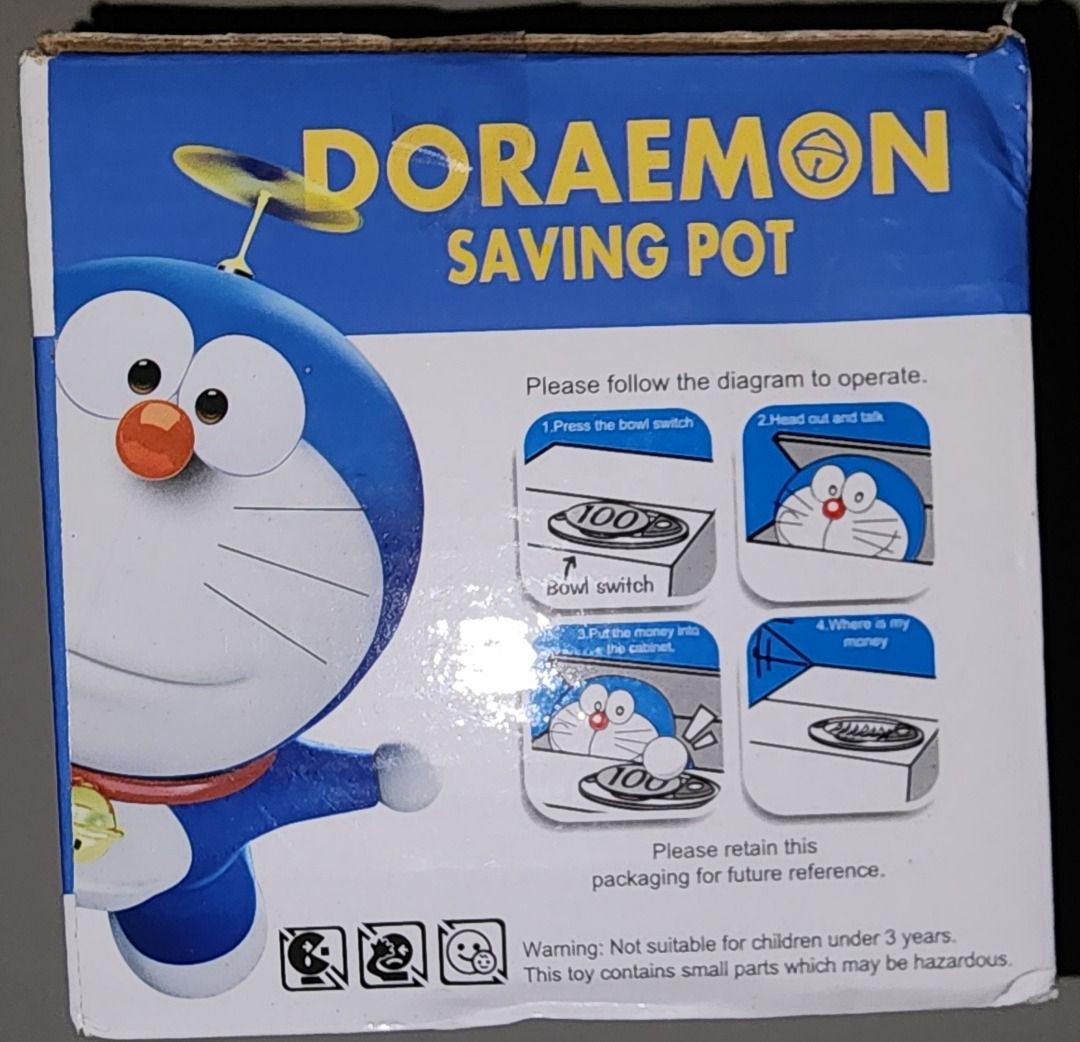 Doraemon Saving Pot, Hobbies & Toys, Toys & Games on Carousell