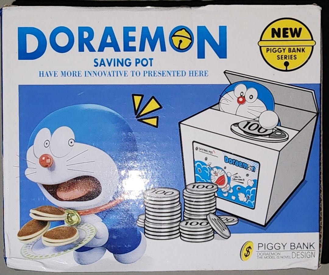 Doraemon Saving Pot, Hobbies & Toys, Toys & Games on Carousell