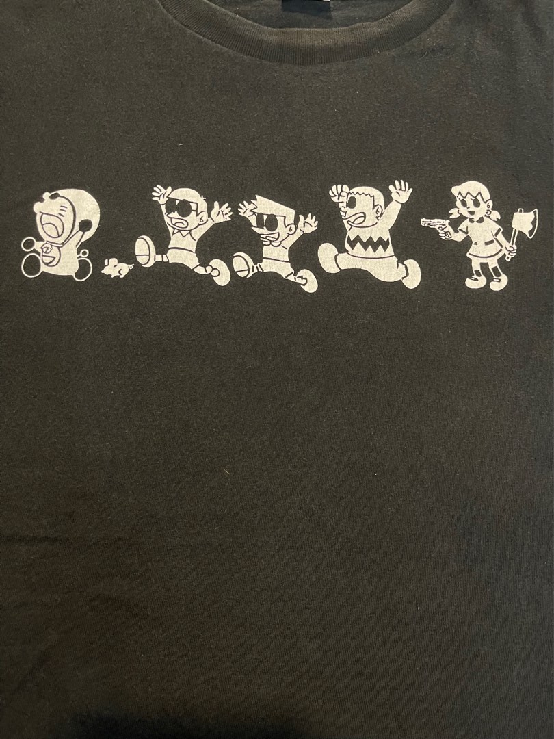 Doraemon Tshirt, Men's Fashion, Tops & Sets, Tshirts & Polo Shirts on ...