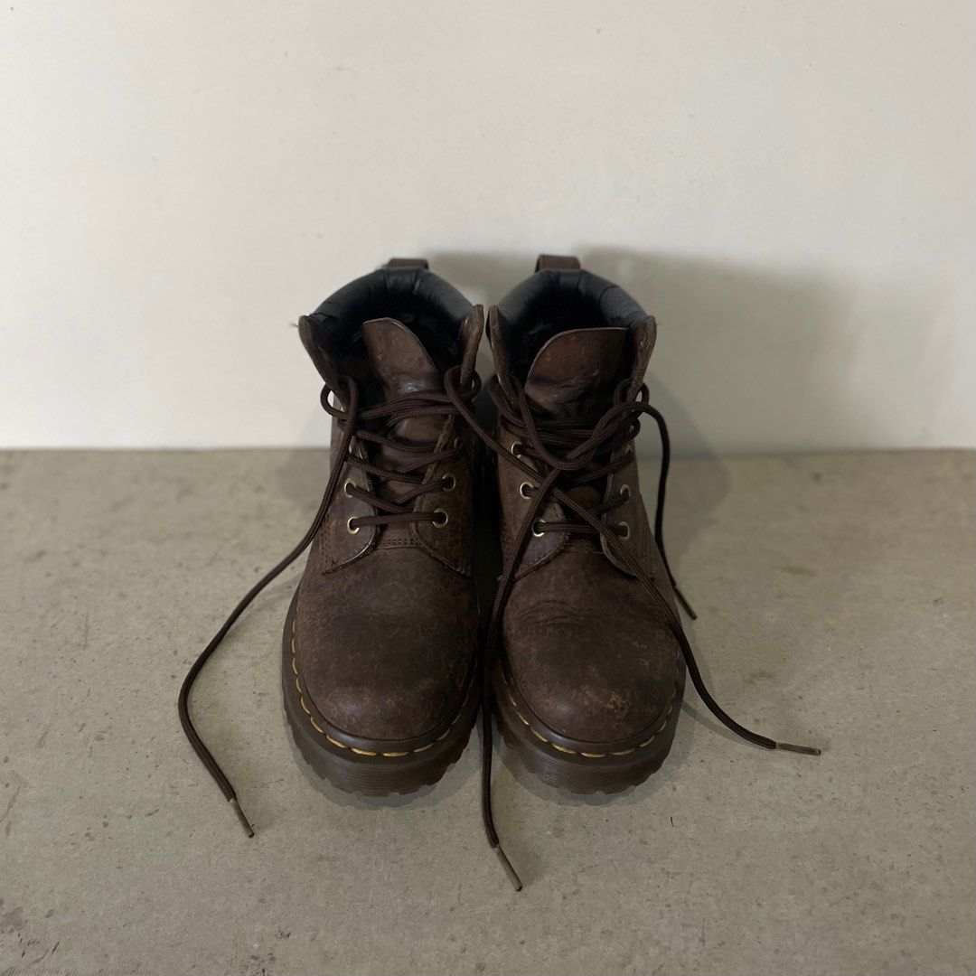 Dr. Marten 939 Ben Boot Crazy Horse Leather, Fesyen Wanita, Sepatu di ...