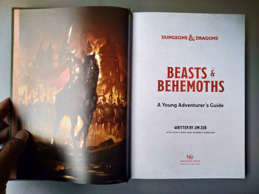 Dungeons and Dragons Beasts & Behemoths Hardbound, Hobbies & Toys ...