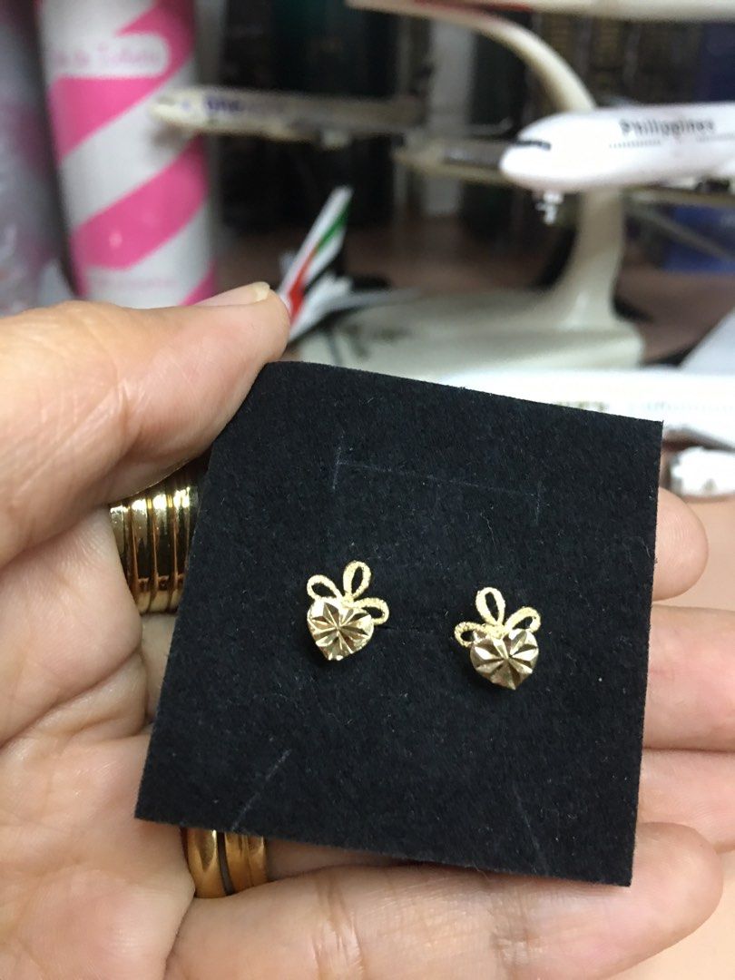 EARING 18K SAUDI GOLD on Carousell
