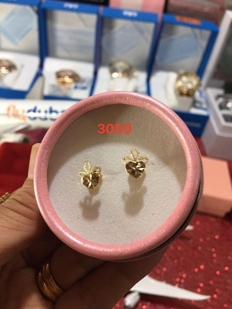 EARING 18K SAUDI GOLD on Carousell