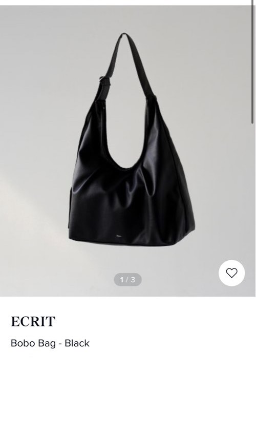 Ecrit Bobo Bag - Black, Women's Fashion, Bags & Wallets, Cross-body ...