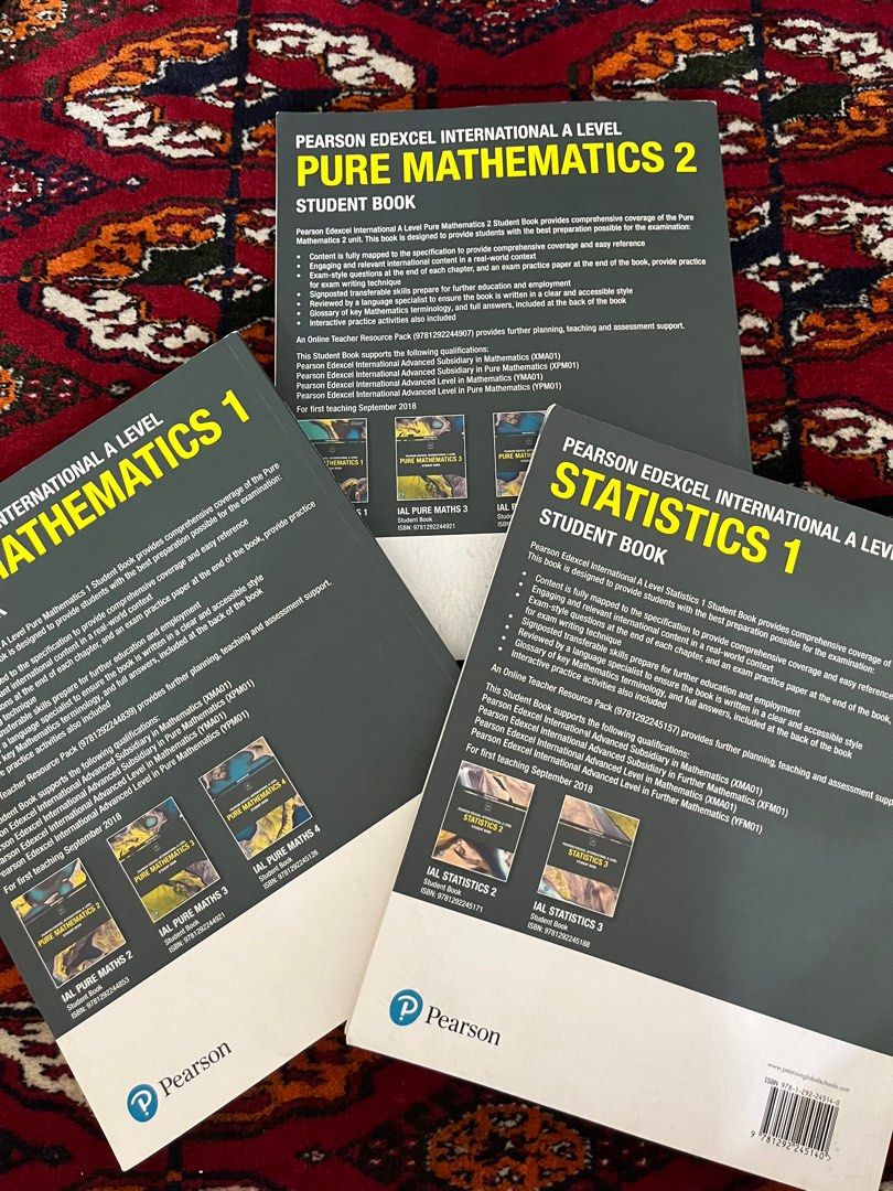 Edexcel A level Mathematics Textbooks, Hobbies & Toys, Books ...