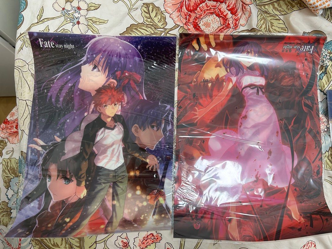 fate stay night fgo A3 plastic posters/file, Hobbies & Toys ...