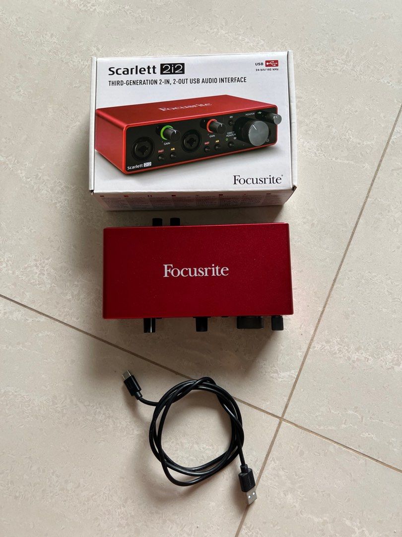 Focusrite Scarlett 2i2 (3rd gen), Audio, Other Audio Equipment on Carousell